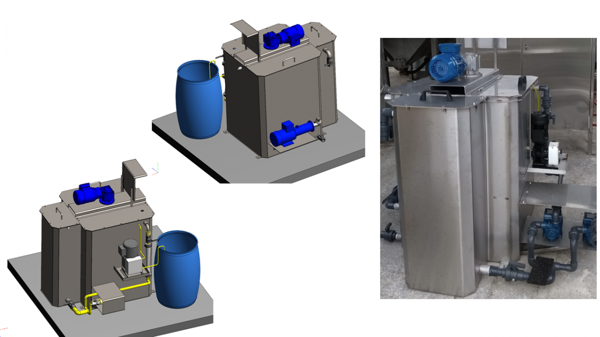 Polymer Solution Makeup Unit – Emulsion – CNP Water Ireland