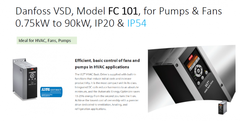 Danfoss VSDs – CNP Water Ireland